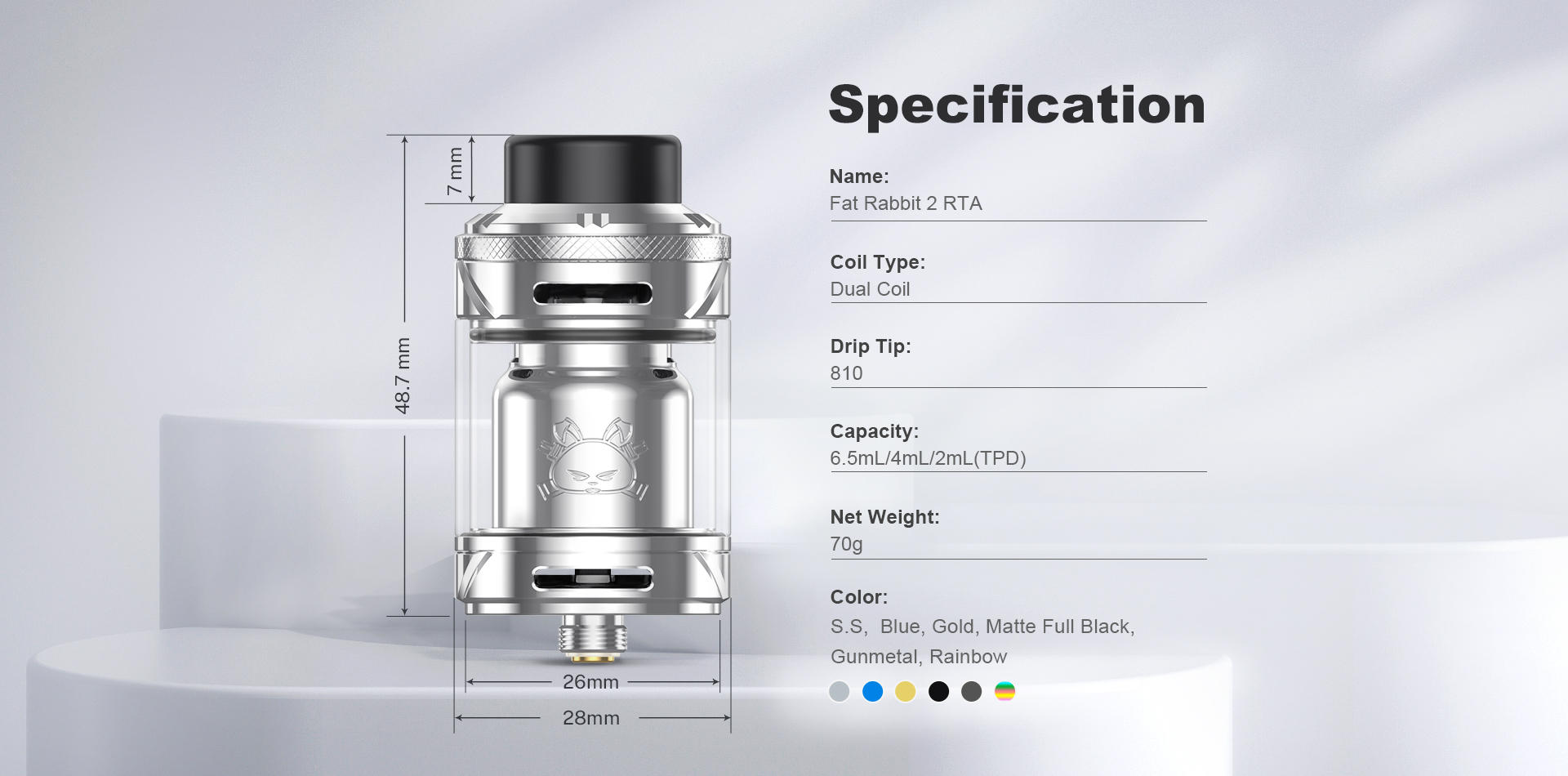 HellVape - Fat Rabbit 2 RTA